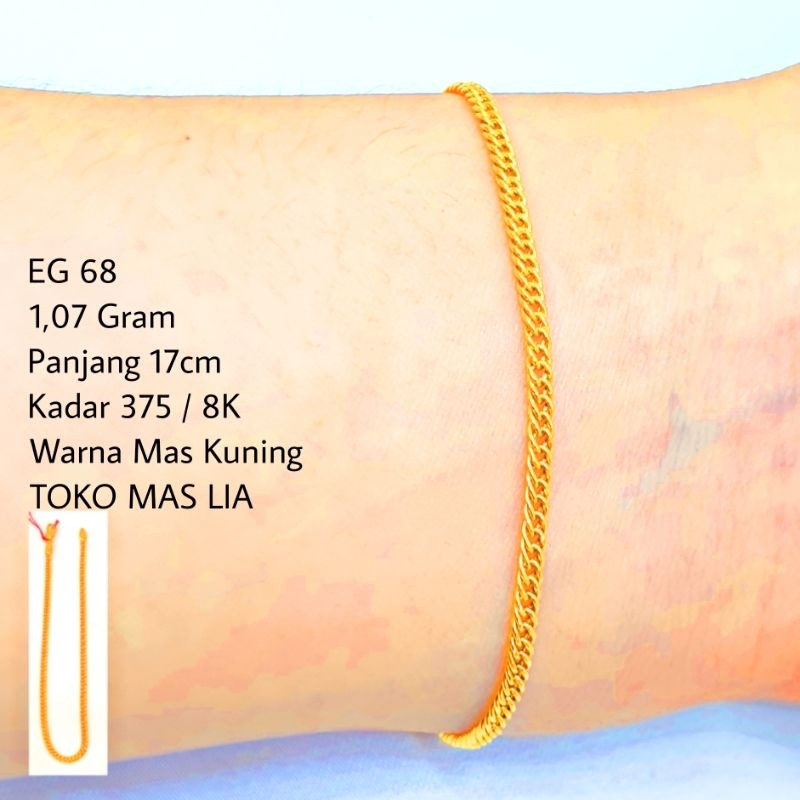 Jual Gelang Tangan EMAS ASLI Kadar 300 - 375 ( TOKO MAS LIA GOLD BEKASI ...
