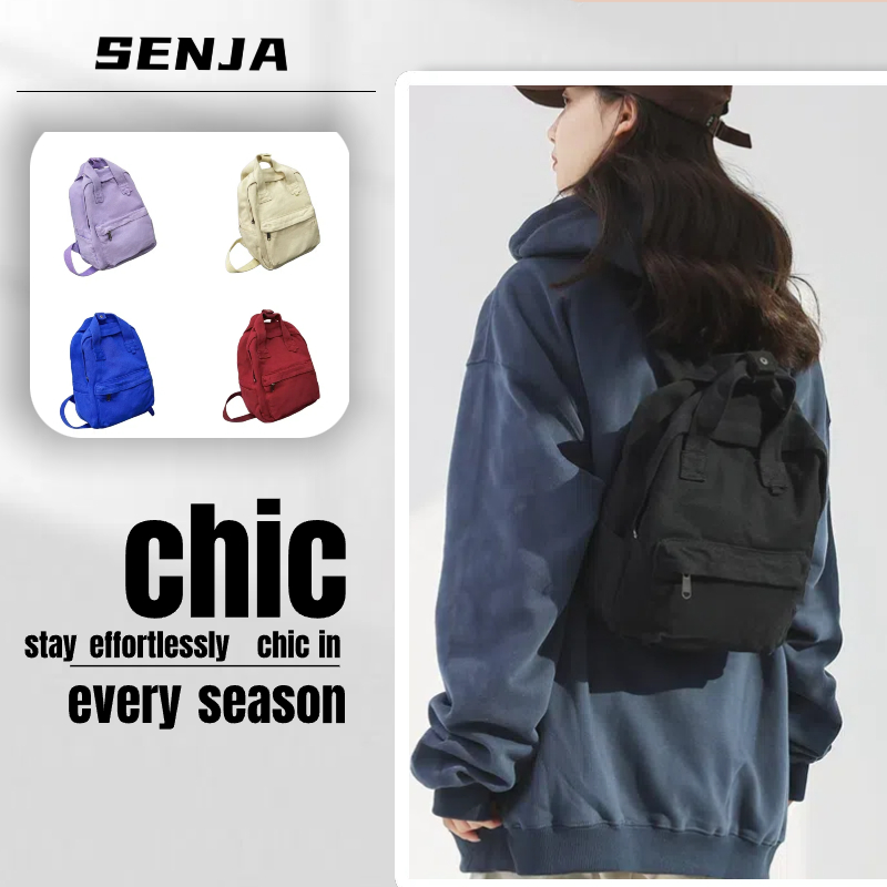 Jual Tas ransel mini wanita import tas canvas sekolah fashion cewek ...