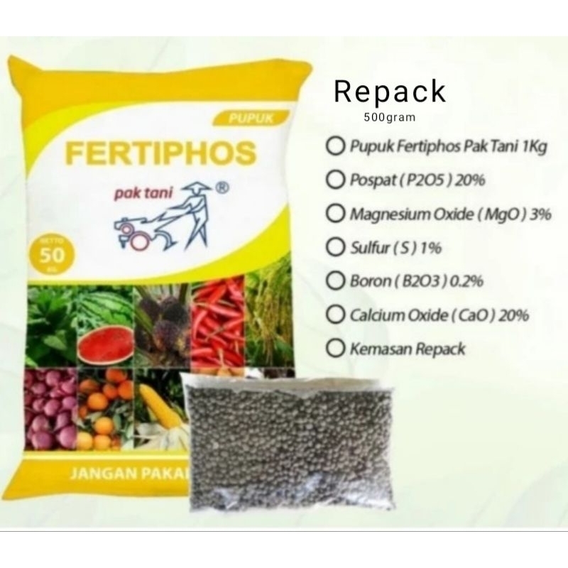 Jual Fertiphos Pak Tani 500gr | Shopee Indonesia