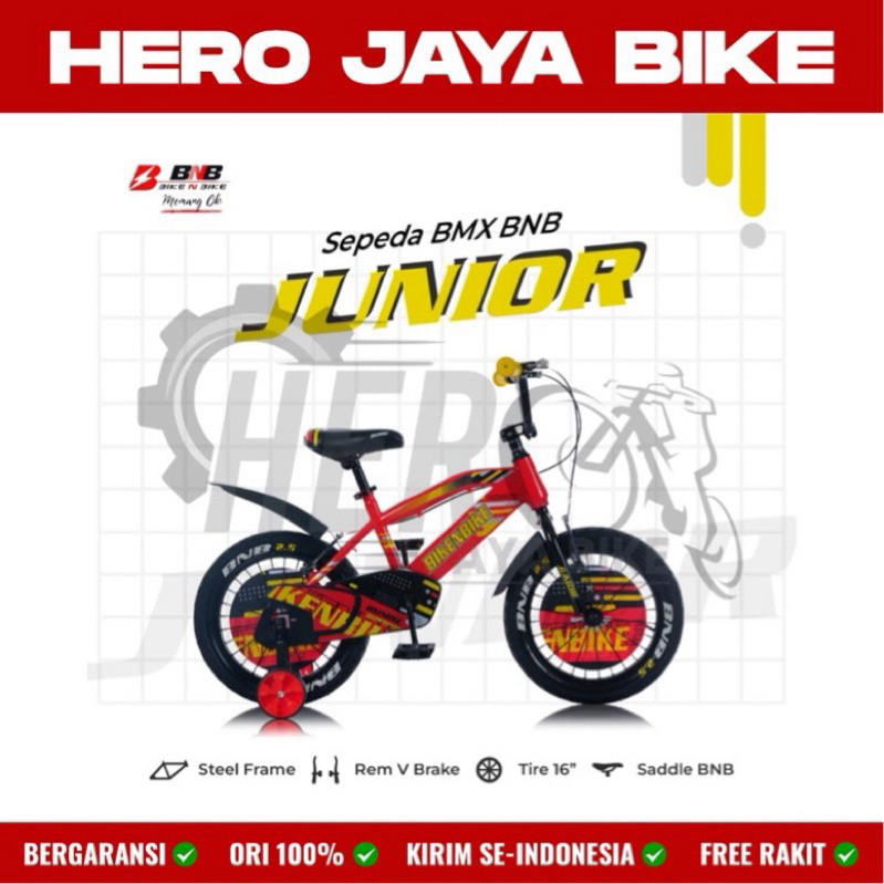 Jual Sepeda Anak Laki BMX BNB JUNIOR Ukuran 16Inch Ban Kecil Rem V ...