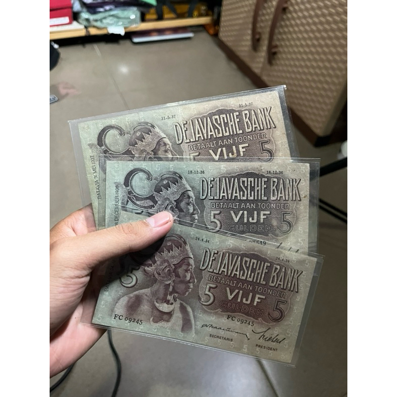 Jual Uang Kuno 5 Gulden Wayang Penjajahan Belanda | Shopee Indonesia