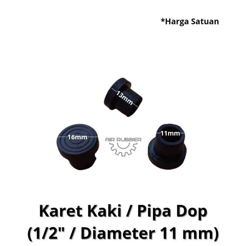 Jual Karet DOP 1/2 Inch / 11mm Tutup Kaki Meja Kursi Rak Besi / Tutup Besi Bulat | Shopee Indonesia