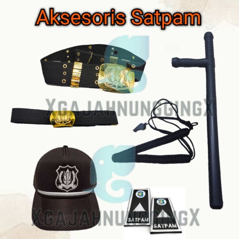 Jual Aksesoris Asesoris Kelengkapan Perlengkapan Satpam security Topi ...