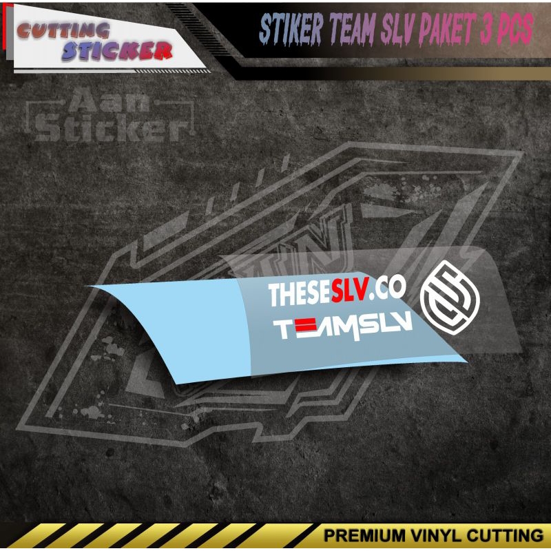 Jual stiker teamslv paket isi 3 pcs stiker cutting teamslv isi 3 pcs ...