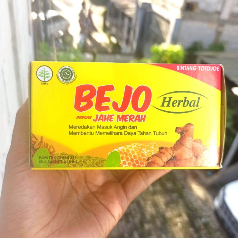 Jual Bejo Jahe Merah Bintang Toedjoe 12 Sachet & 6 Sachet | Shopee ...