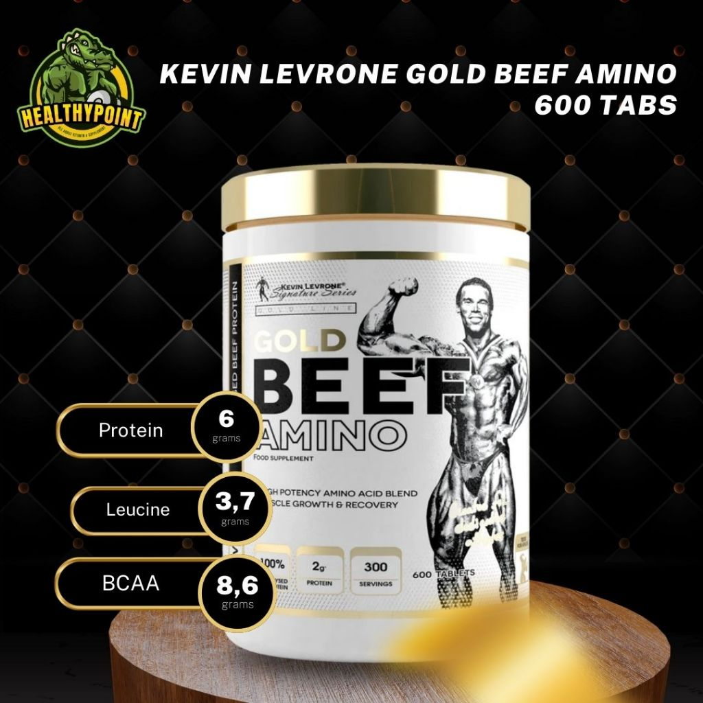 Jual Kevin Levrone Gold Beef Amino 600 Tablets | Shopee Indonesia
