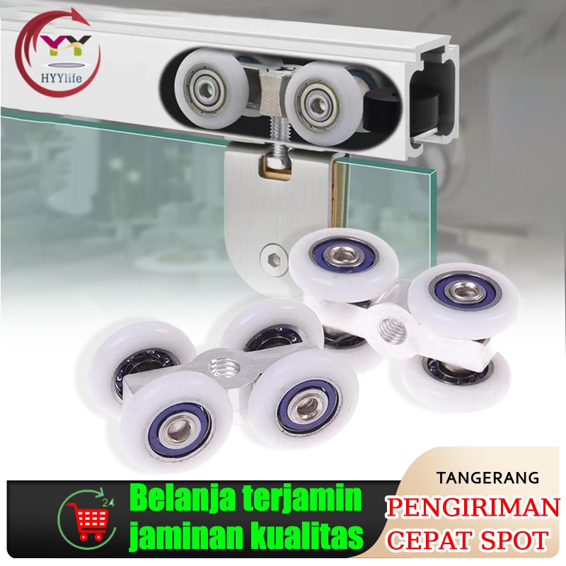 Jual Roda Pintu Geser/Roda Gantung Kamar Mandi/Katrol Kamar Mandi ...