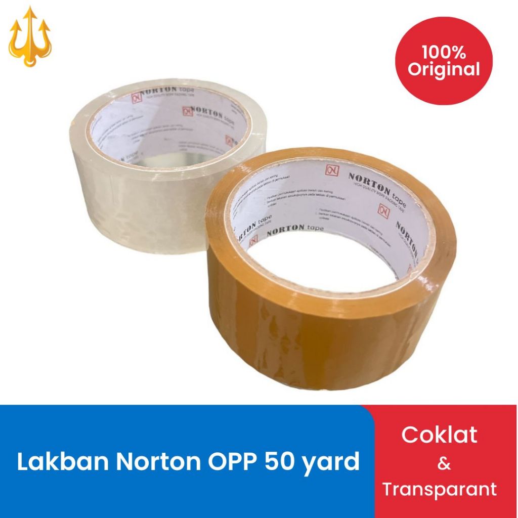 Jual Lakban Norton OPP 50 yard harga 1 pc termurah! | Shopee Indonesia