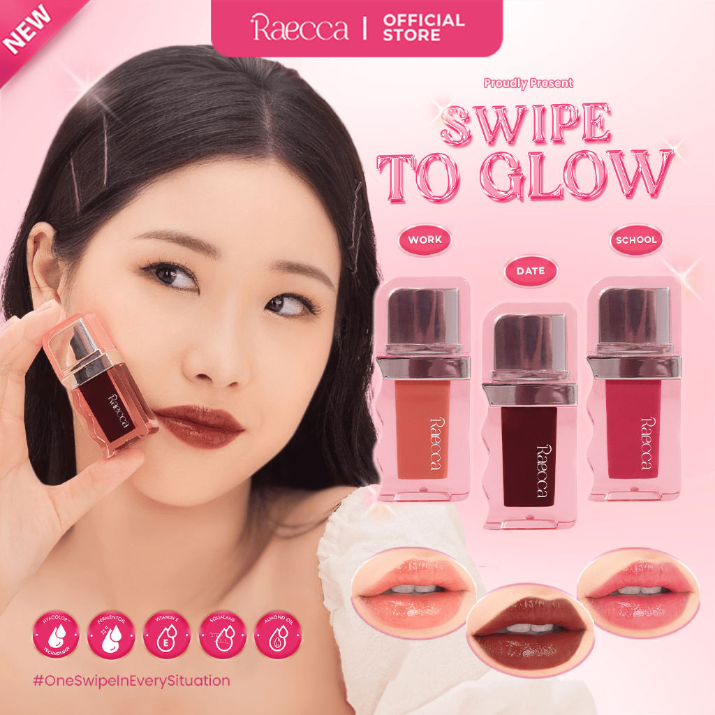 Jual Raecca Swipe To Glow [Lip Gloss] | Shopee Indonesia