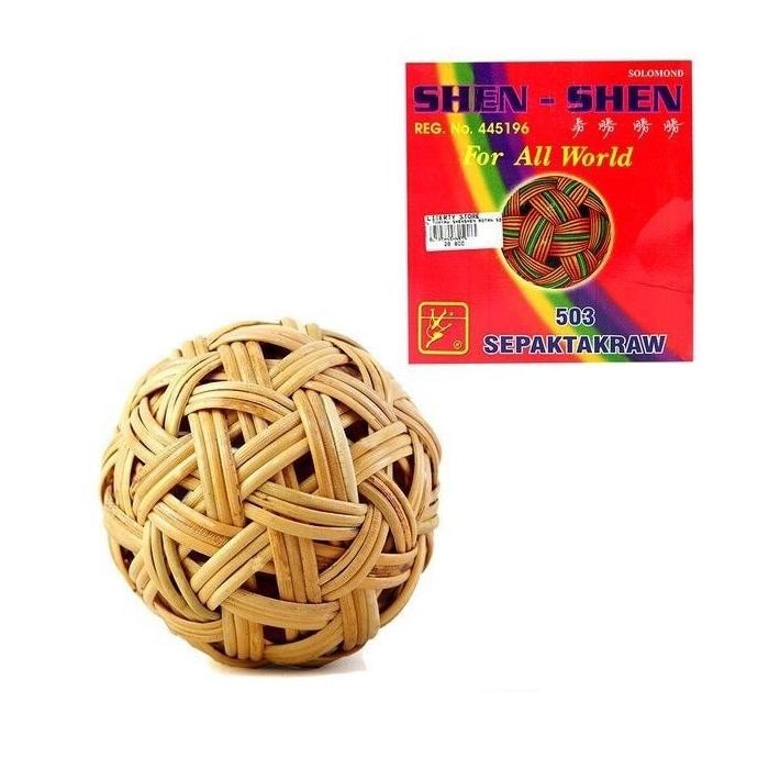 Jual BOLA TAKRAW / BOLA SEPAK TAKRAW ROTAN SHEN SHEN | Shopee Indonesia