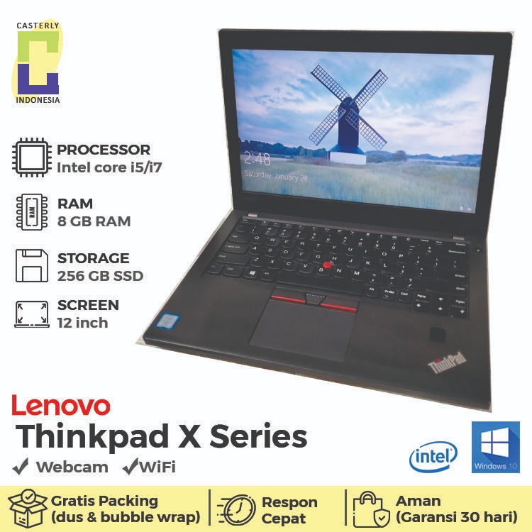 Jual Laptop lenovo thinkpad x270 core i7/i5 ram 16 gb ssd 512 gb 12 inch | Shopee Indonesia