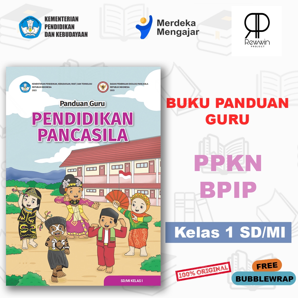 Jual Buku Panduan Guru Pendidikan Pancasila BPIP untuk SD/MI Kelas 1 - Kurikulum Merdeka ...