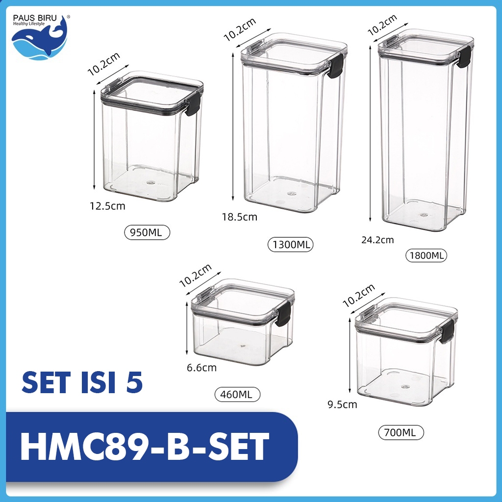 Jual Paus Biru - Set Toples Kotak Isi 5 Snack Lebaran Kedap Udara ...