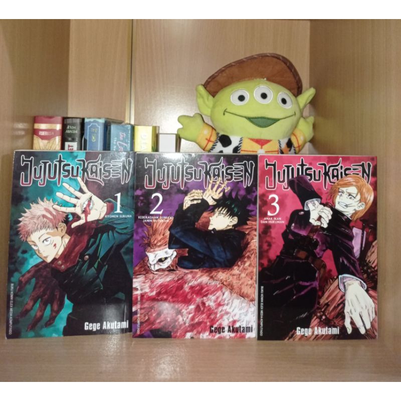Jual BUNDLE Jujutsu Kaisen vol 1,2,3 - Akutami Gege (PRELOVED) | Shopee Indonesia