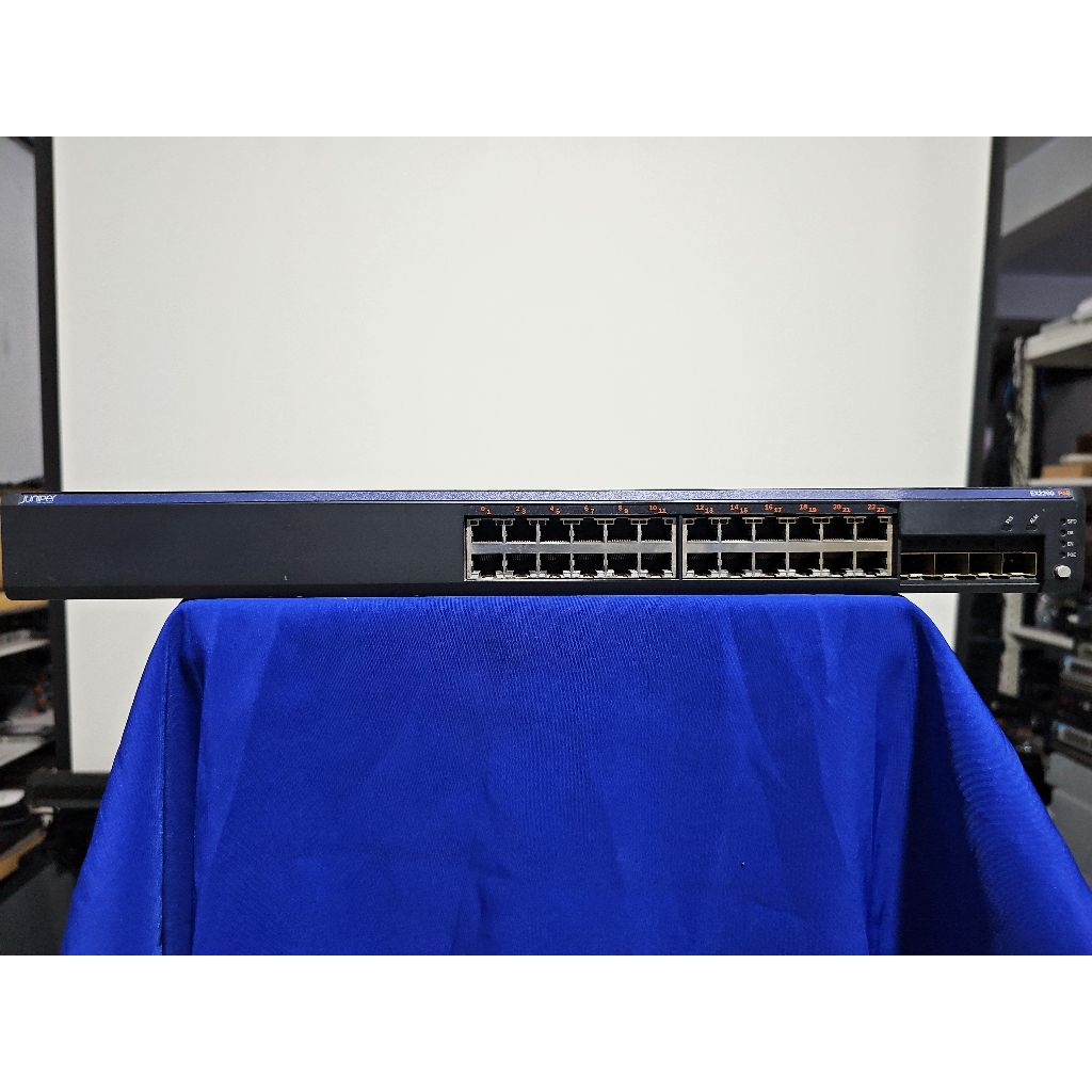 Jual switch juniper ex2200 24p 4g 24 port gigabit poe plus web base ...
