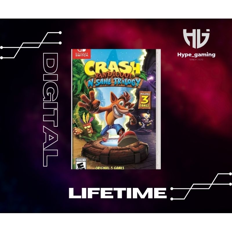 Jual Crash Bandicoot N Sane Trilogy Switch Digital | Shopee Indonesia
