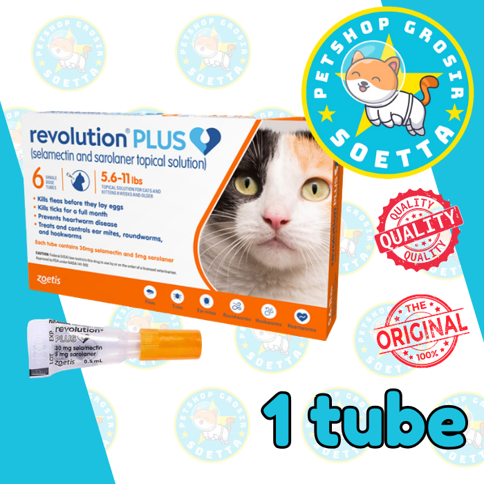 Jual Revolution Cat Plus Adult 1 Tube (bb 2.5-5kg) | Shopee Indonesia