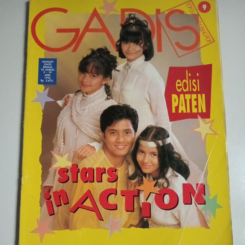 Jual Majalah Gadis Edisi Paten Tahun 1994 Cover Ersa Dinata | Shopee ...