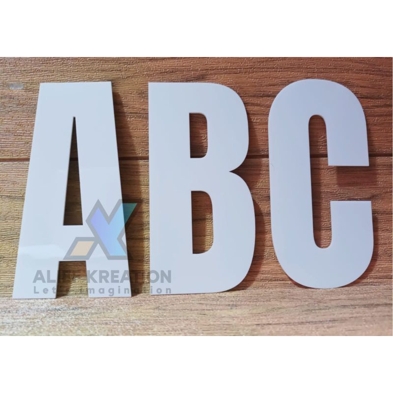 Jual HURUF ABJAD A SAMPAI Z PELENGKAP KOMPLEK ALAMAT RUMAH UK 17X9CM ...