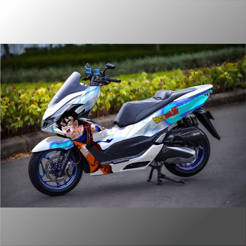 Jual decal stiker variasi motor Honda PCX 160/150 full body striping ...
