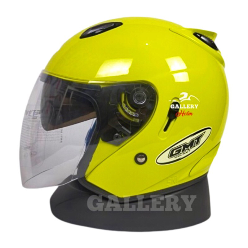 Jual Helm Motor Half Face Double Visor GMT Original/Helm Pria Wanita ...