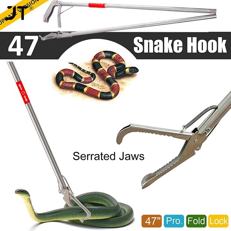 Jual SALEE 751215cm Alat Penjepit Ular Stainless Tongkat Penangkap Ular ...