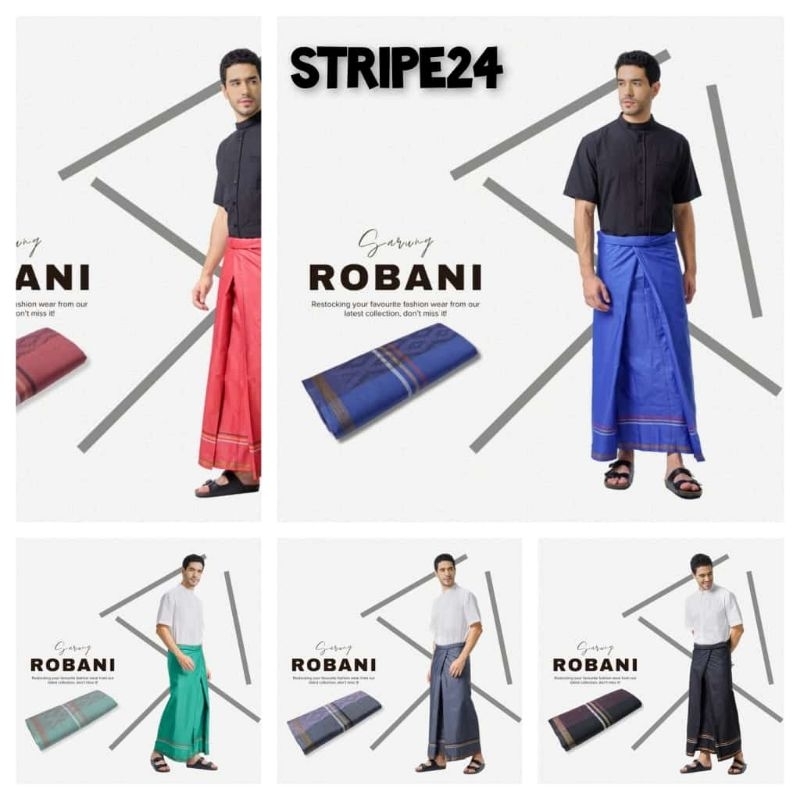 Jual Sarung Tenun Dewasa Robani Edisi Terbaru Limited Edition STRIPE ...