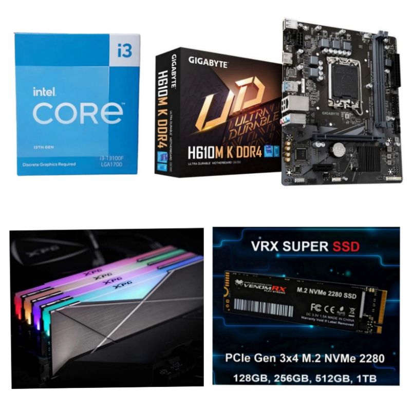 Jual Paket Processor Gaming Intel Core i3 13100F Box Gen 13 Socket LGA ...