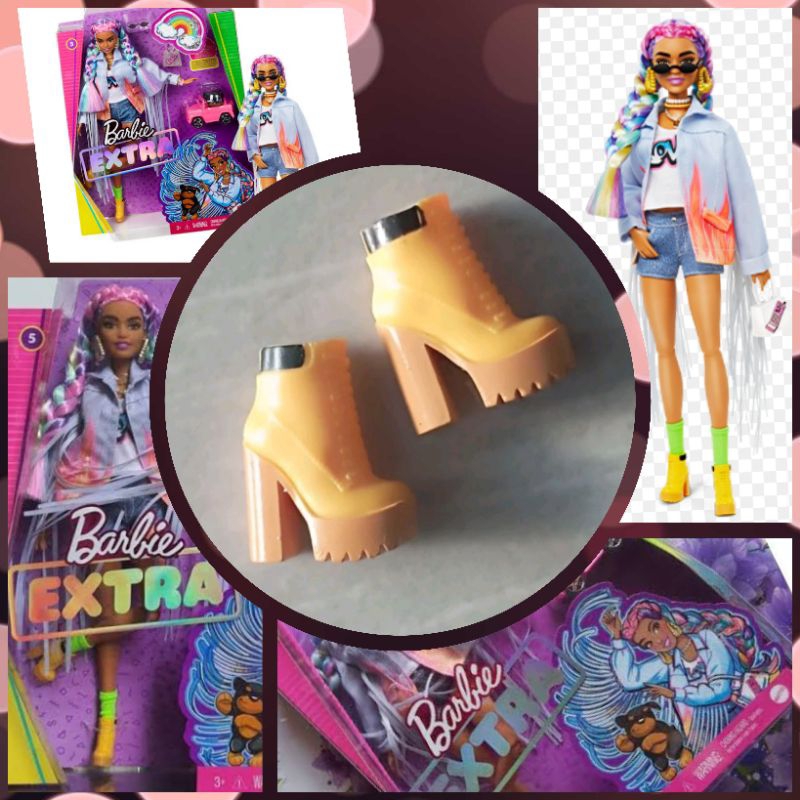 Jual Sepatu Boots Yellow Barbie Extra #5 Original Mattel | Shopee Indonesia