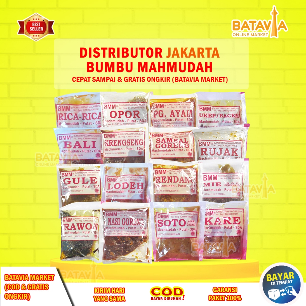 Jual Bumbu Masak Machmudah "BMM" Mahmudah Sidoarjo Rendang Kare Nasi ...