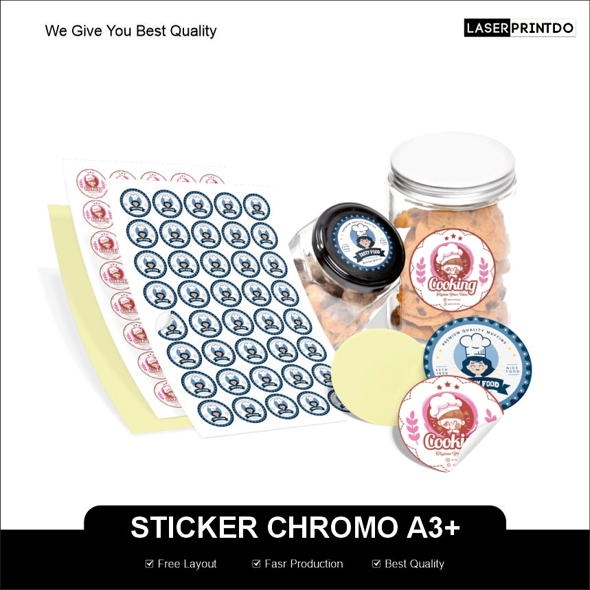 Jual Cetak Label Stiker CROMO Print & Cut / Cetak Sticker Label Makanan ... Jual Cetak Label Stiker CROMO Print & Cut / Cetak Sticker Label Makanan ...
