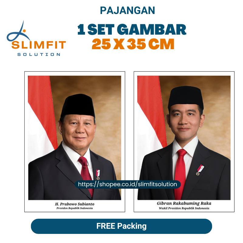 Jual Print Cetak Gambar Foto Poster Presiden Dan Wakil Indonesia ...