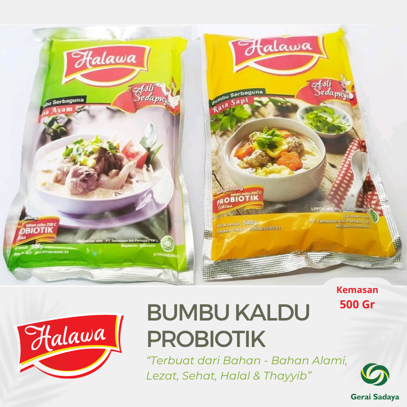 Jual Bumbu Masak Halawa Penyedap Rasa Alami Probiotik 500Gr | Shopee ...
