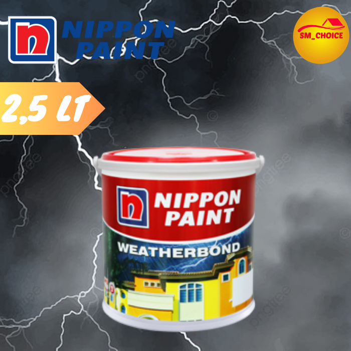 Jual NIPPON PAINT WEATHERBOND 2,5 LT WEATHER BOND 2,5LT CAT TEMBOK ...