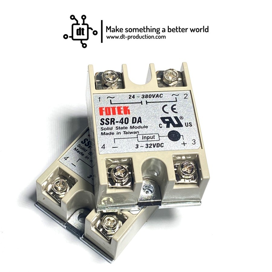 Jual Fotek SSR-40DA Ssr 40a Solid State Relay DC to AC | Shopee Indonesia