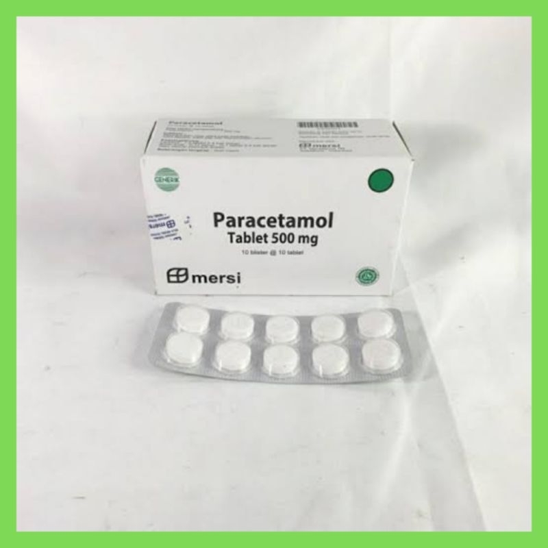 Jual Paracetamol Tablet 500mg (untuk meredakan demam dan nyeri sedang ...