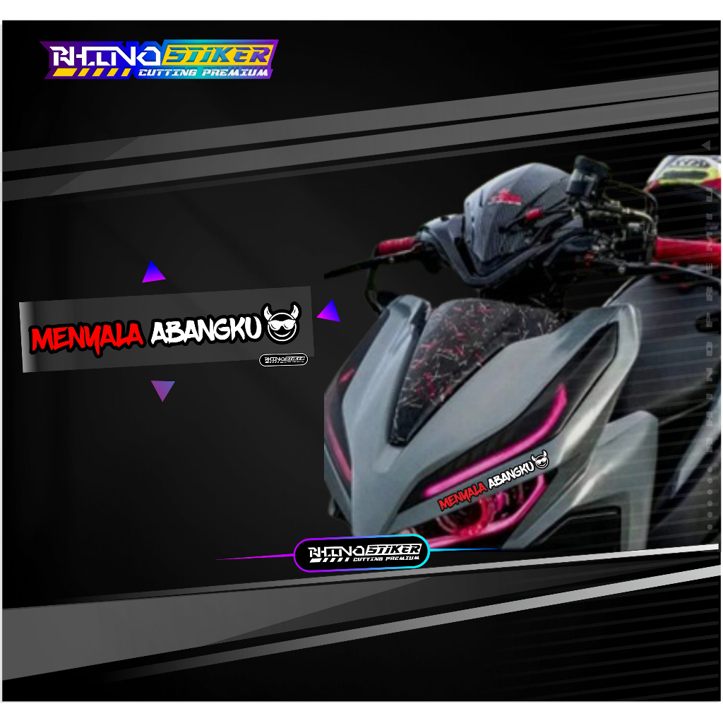 Jual Stiker MENYALA ABANGKU Stiker Cutting | Shopee Indonesia