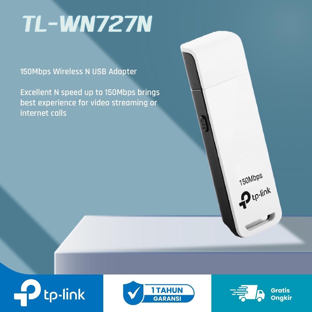 Jual TPLink TL-WN727N USB Wireless WiFi Adapter | Shopee Indonesia
