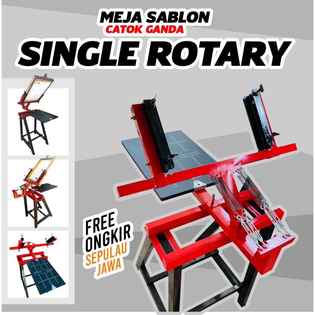 Jual MEJA SABLON CATOK SINGLE PORTABLE ASPIN PRESISI + 12 PAPAN ...