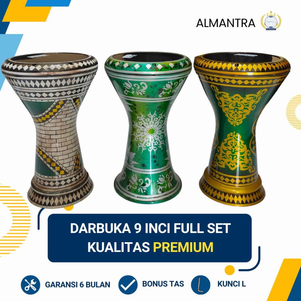 Jual Darbuka 9 Inch Full Set Kualitas Bagus Calti | Shopee Indonesia