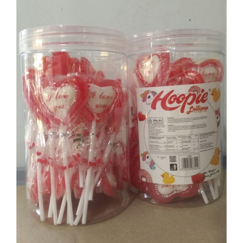 Jual Hoopie Lollipop I Love You | Permen Lolipop Rasa Buah & Susu ...