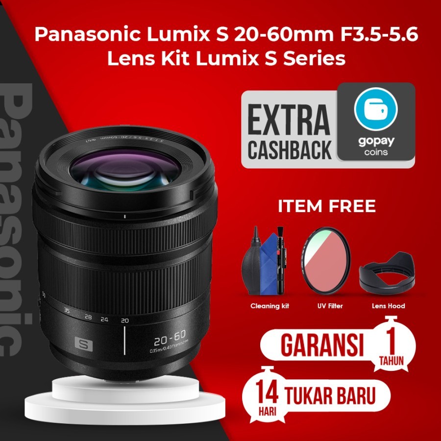 Jual Panasonic Lumix S 20-60mm F3.5-5.6 Lens - Lensa Kit Lumix S Series | Shopee Indonesia