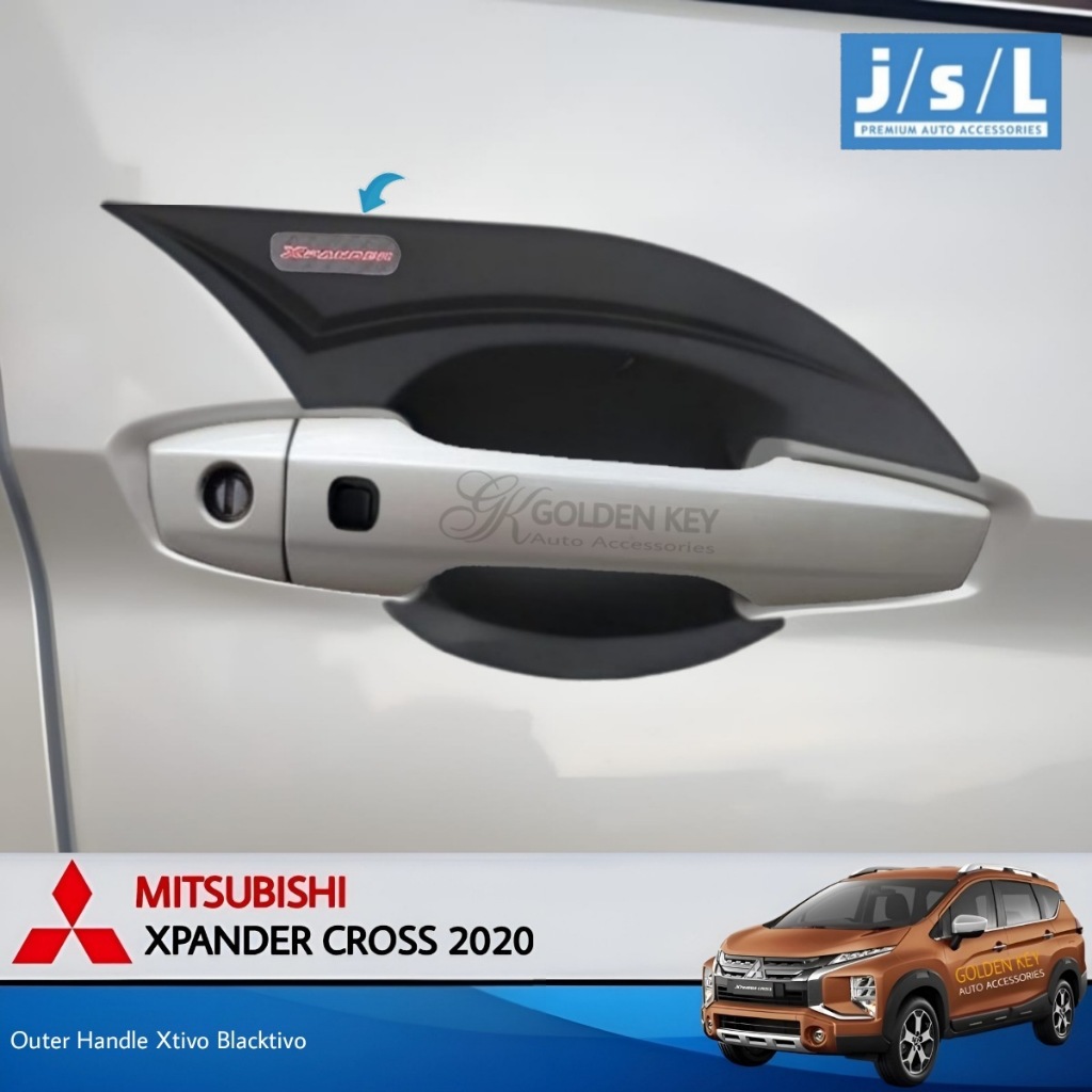 Jual JSL Outer Handle Xpander Cross 2020 Mangkok Pintu Xtivo Blacktivo | Shopee Indonesia