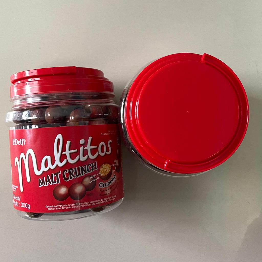 Jual DELFI MALTITOS MALT CRUNCH JAR / TOPLES (BUKAN KEMASAN REPACK ...