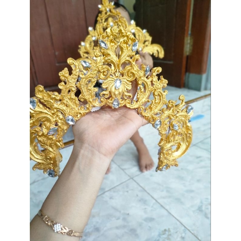 Jual AKSESORIS KARNAVAL/MAHKOTA TARI AKSESORIS TARI/SIGER TARI | Shopee ...