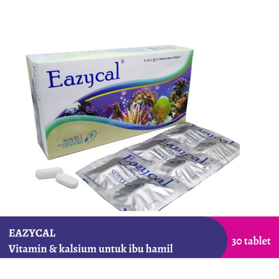 Jual Eazycal Box 30 Tablet - Calcium + Vitamin D3 400 IU | Shopee Indonesia
