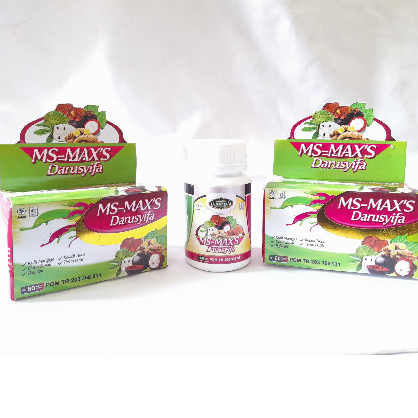 Jual [ Kemasan Baru ] MS MAX 5in1 60 Kapsul Ekstrak Manggis plus Sirsak ...