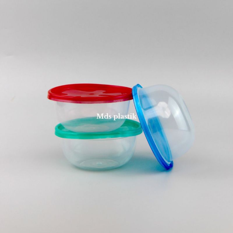 Jual THINWALL 200 ML ROUND / CUP MANGKOK PLASTIK TUTUP WARNA WARNI | Shopee Indonesia