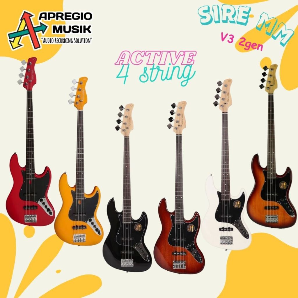 Jual Marcus Miller Sire V3 2gen 4 String active Bass elektrik Original ...