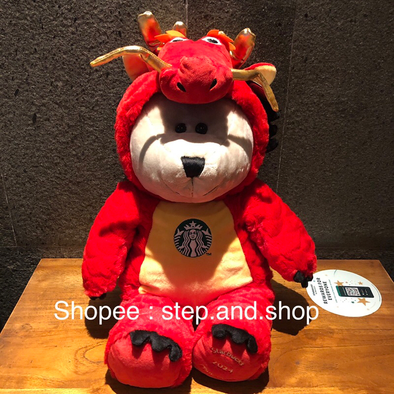 Jual Starbucks Bearista Jumbo Red Dragon - Year Of The Dragon 2024 - Limited Edition | Shopee ...